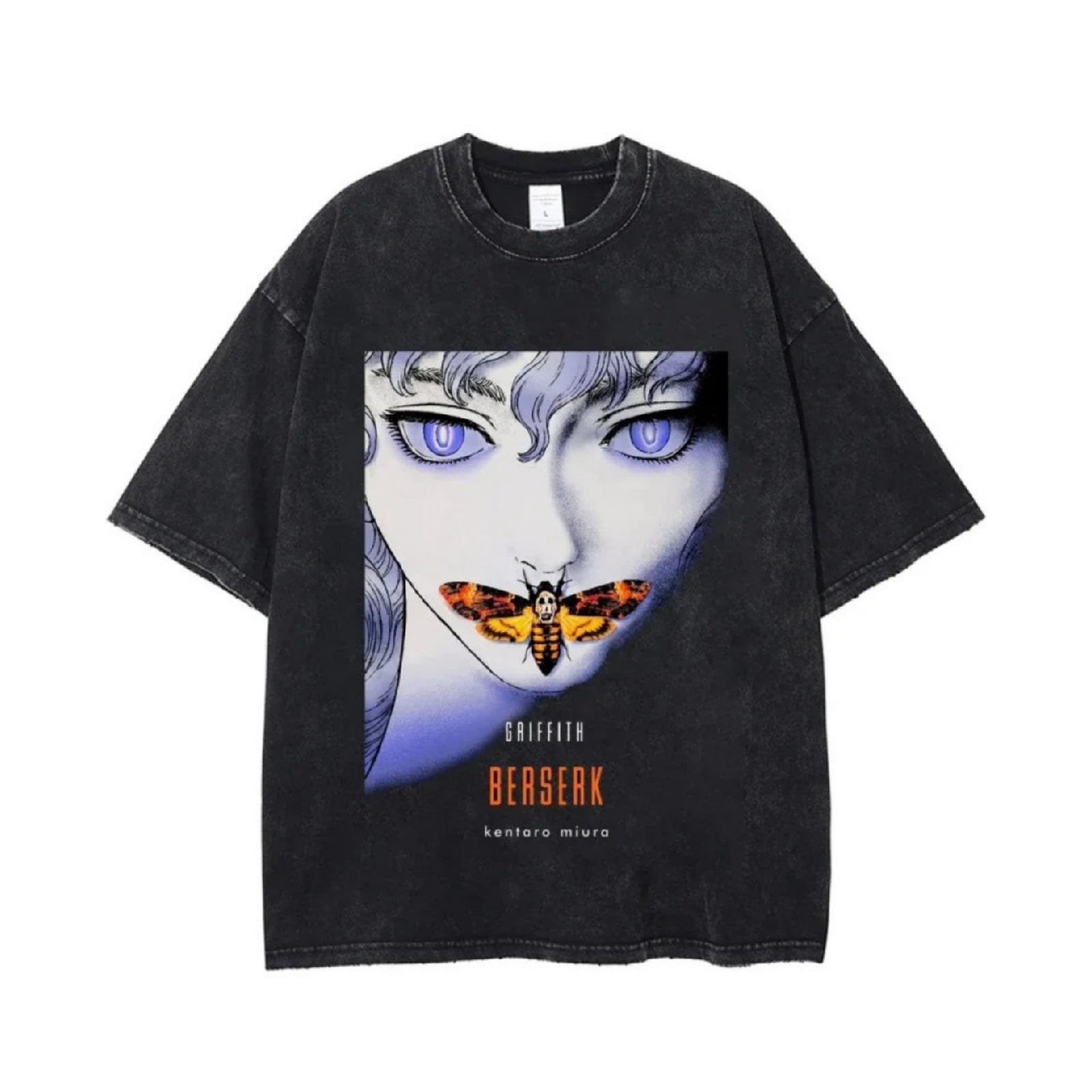 Berserker T-Shirt Guts Griffith Casca Washed Short Sleeve Oversized ...