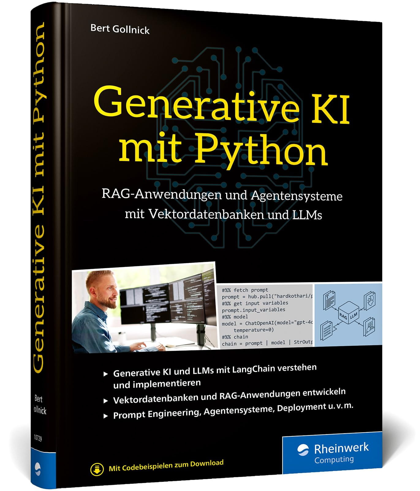 Bert Gollnick Generative KI mit Python: KI im Unternehmenskontext – GenAI, Agenten (Hardcover ...