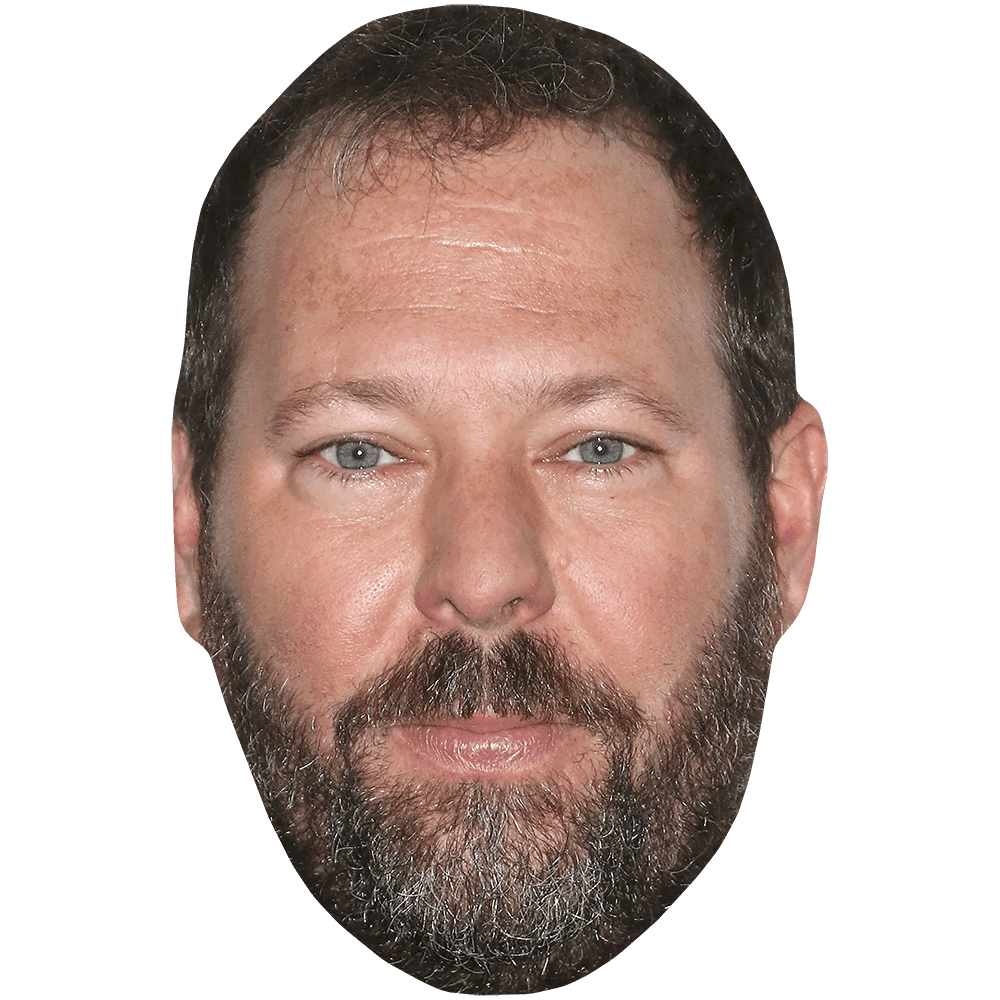 Bert Kreischer (Beard) Celebrity Mask, Flat Card Face, Fancy Dress Mask ...