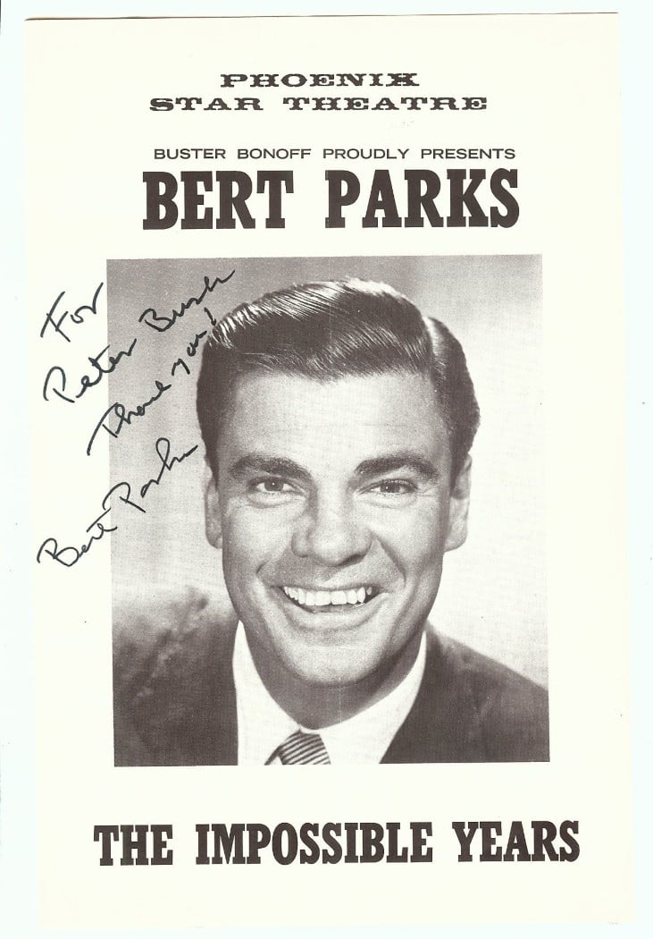 Bert Parks Signed Autographed Playbill Impossible Years Miss America ...