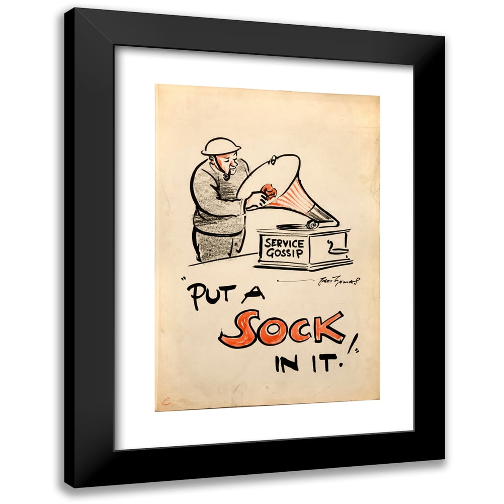 Bert Thomas 11x14 Black Modern Framed Museum Art Print Titled - Put a ...