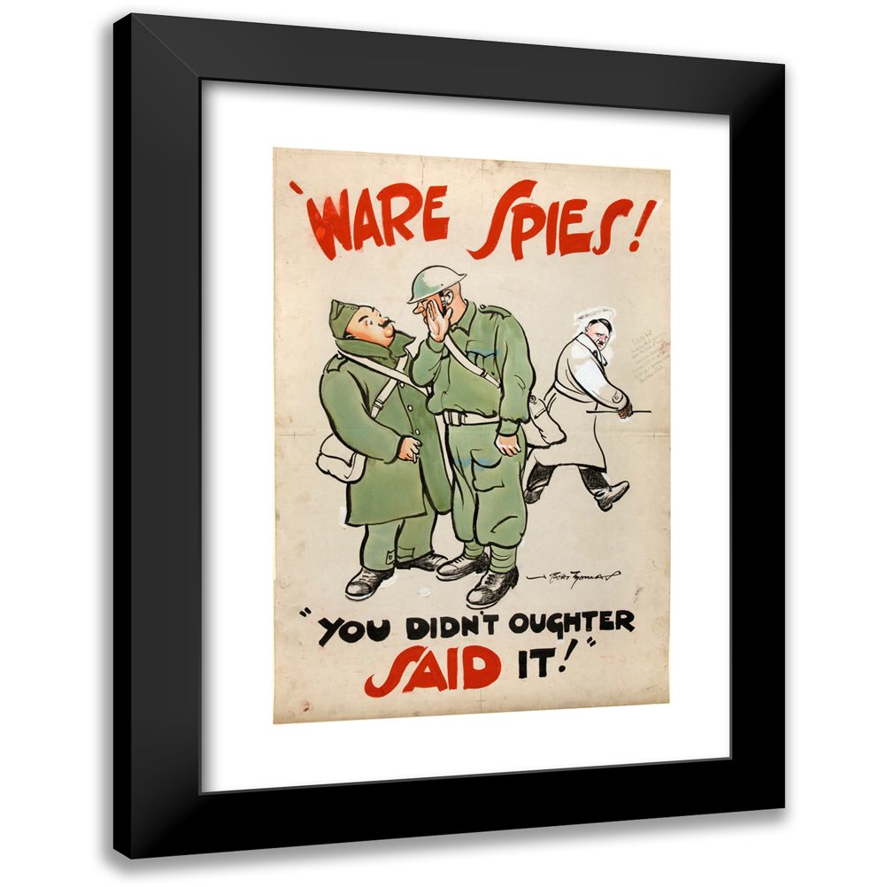 Bert Thomas 11x14 Black Modern Framed Museum Art Print Titled - `Ware ...