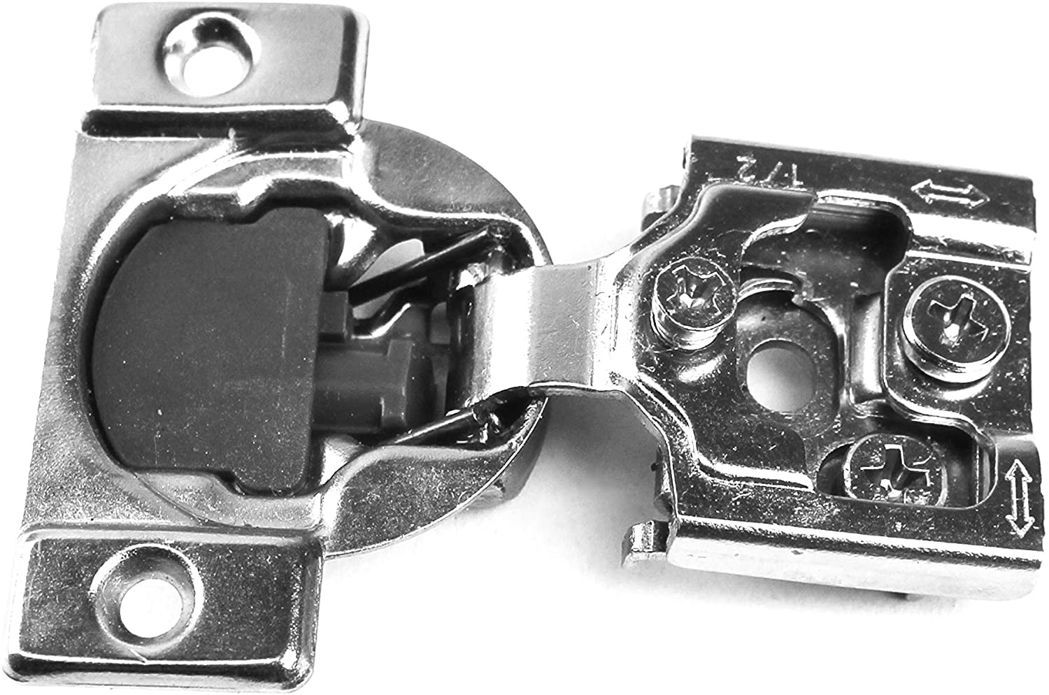 Berta 1/2 inch Overlay 90 Degree Restricted Opening Angle Concealed ...