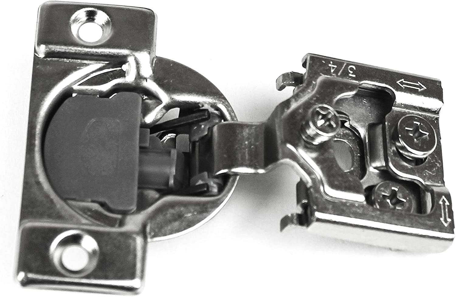 Berta 3/4 inch Overlay 90 Degree Restricted Opening Angle Concealed ...