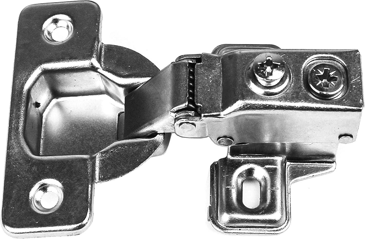 Berta 3/8" Overlay Soft Closing Face Frame Cabinet Hinges with Screws ...