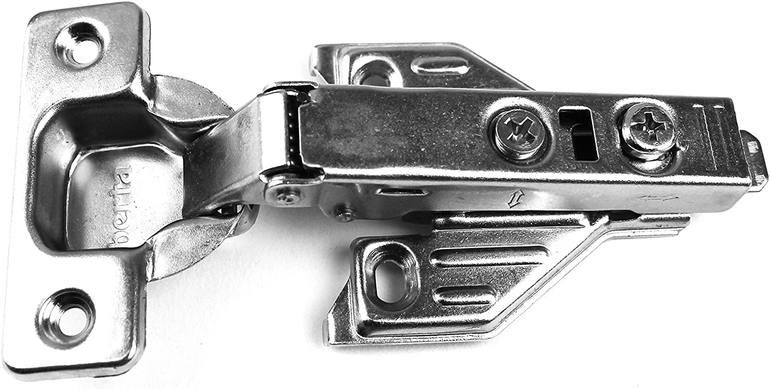 Berta Hardware Inside 10 Pack of 90 Degree Full Overlay Clip On Cabinet ...