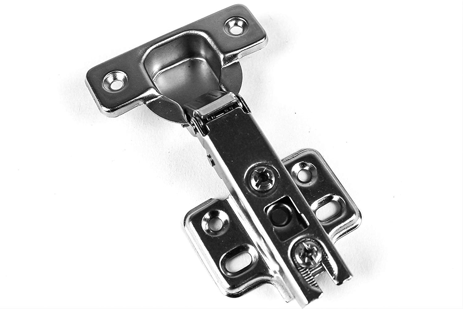 Berta Full Overlay Frameless Cabinet Door Hinges 105 Degree (30 Pack ...