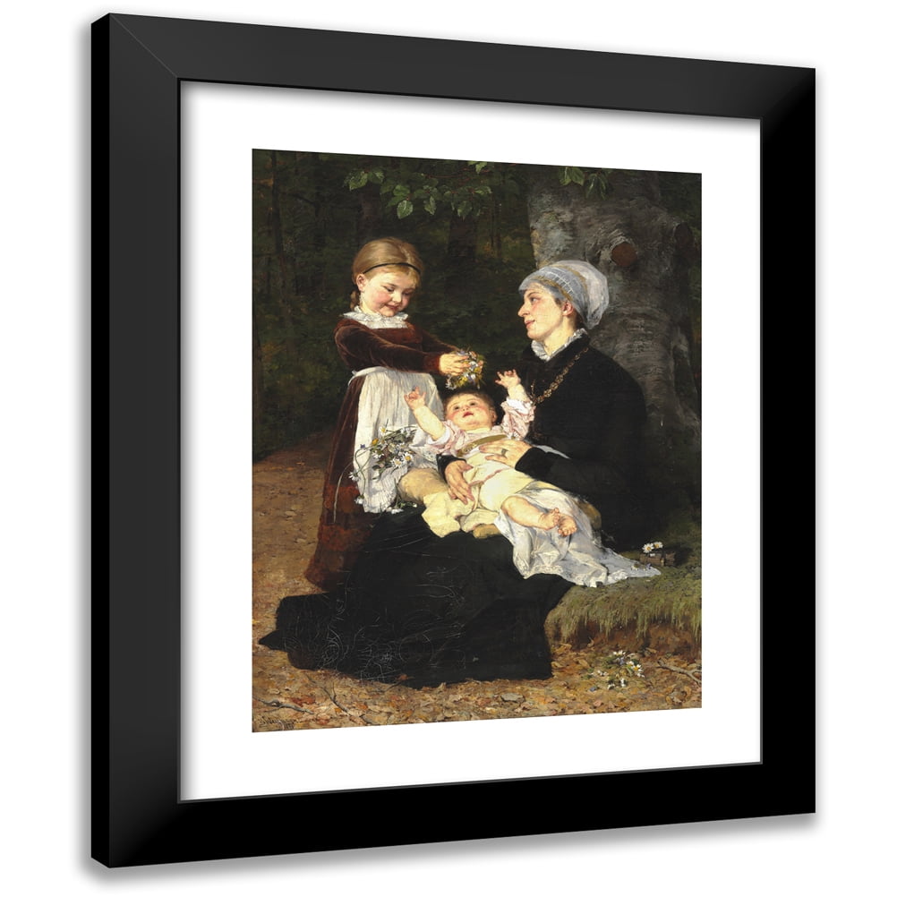 Bertha Wegmann 15x18 Black Modern Framed Museum Art Print Titled - A ...