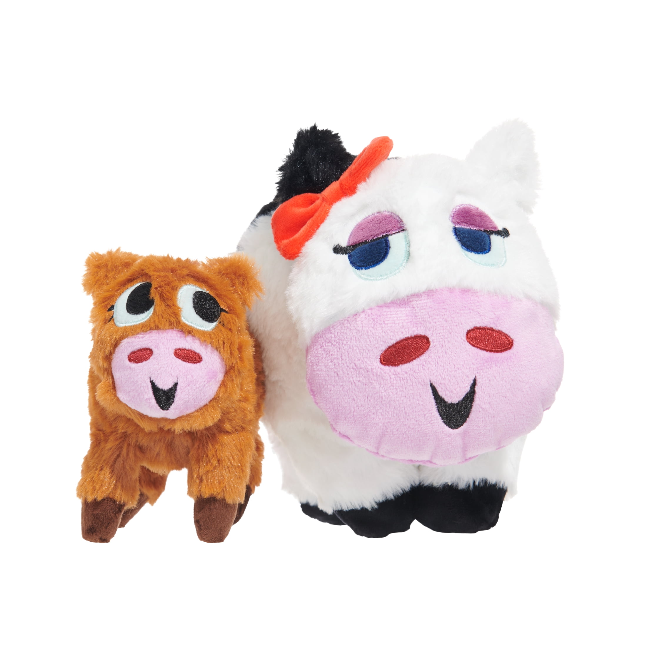 BARK Birthing Cow Calf Farm Plush Dog Toy All Sizes - Walmart.com