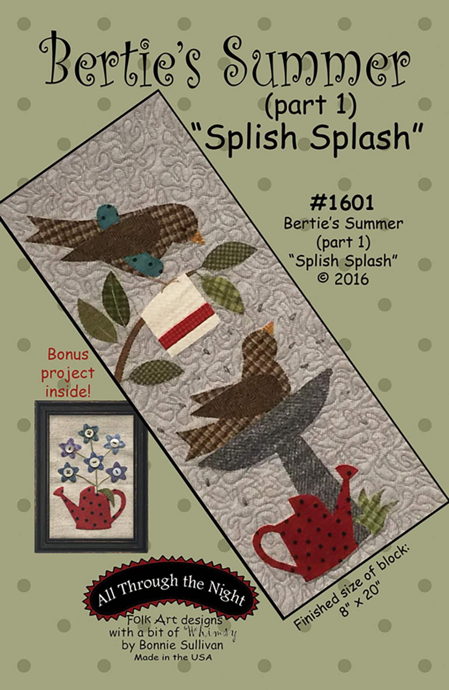 Bertie's Summer Quilt Pattern Part 1 Splish Splash by Bonnie Sullivan ...