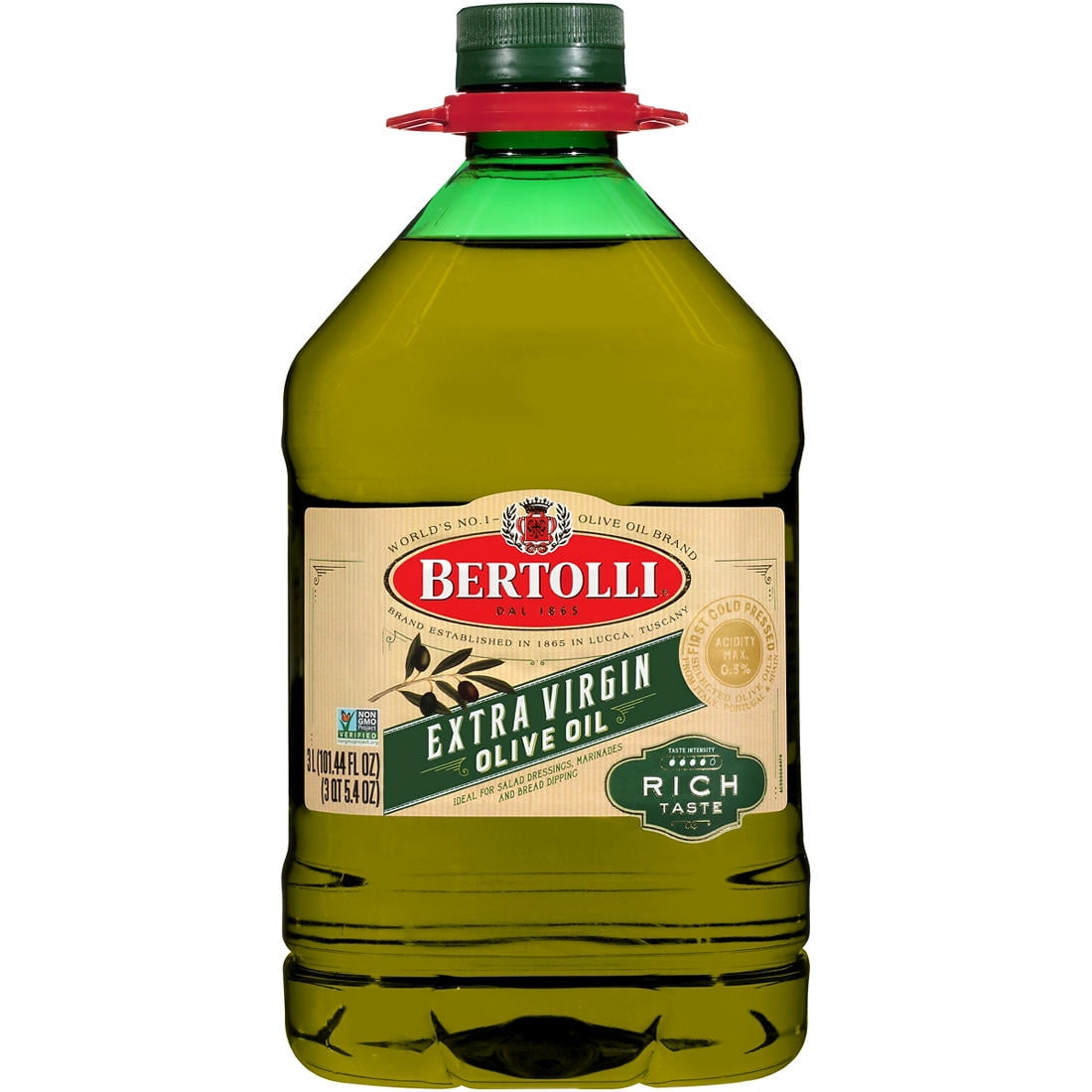 Bertolli Extra Virgin Olive Oil, 3L - Smooth, Large, Ideal for Cooking ...