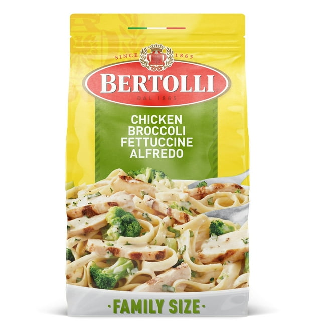 Bertolli Frozen Skillet Meals Family Size Chicken Broccoli Fettuccine ...