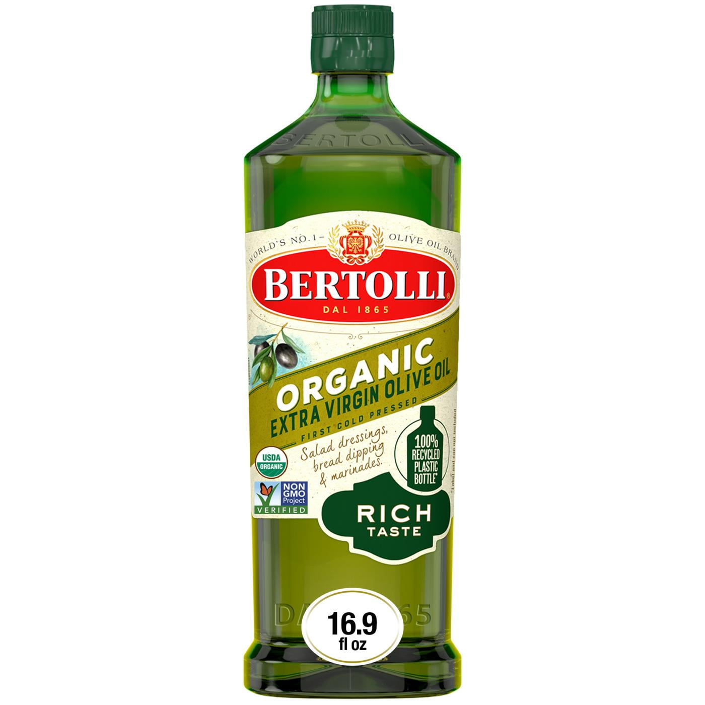 Bertolli Rich-Tasting Organic Extra Virgin Olive Oil - Walmart.com