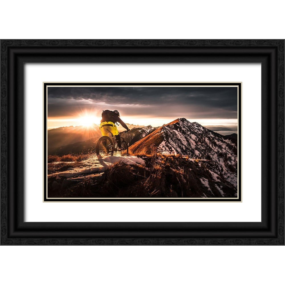 Bertoncelj, Sandi 24x16 Black Ornate Wood Framed with Double Matting ...