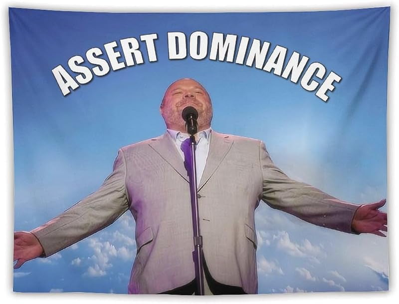 Bertram - Superior Assert Dominance Tapestry for Bedroom, College Dorm ...