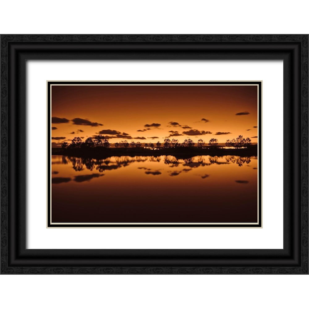 Bertrande, Arnaud 24x17 Black Ornate Wood Framed with Double Matting ...