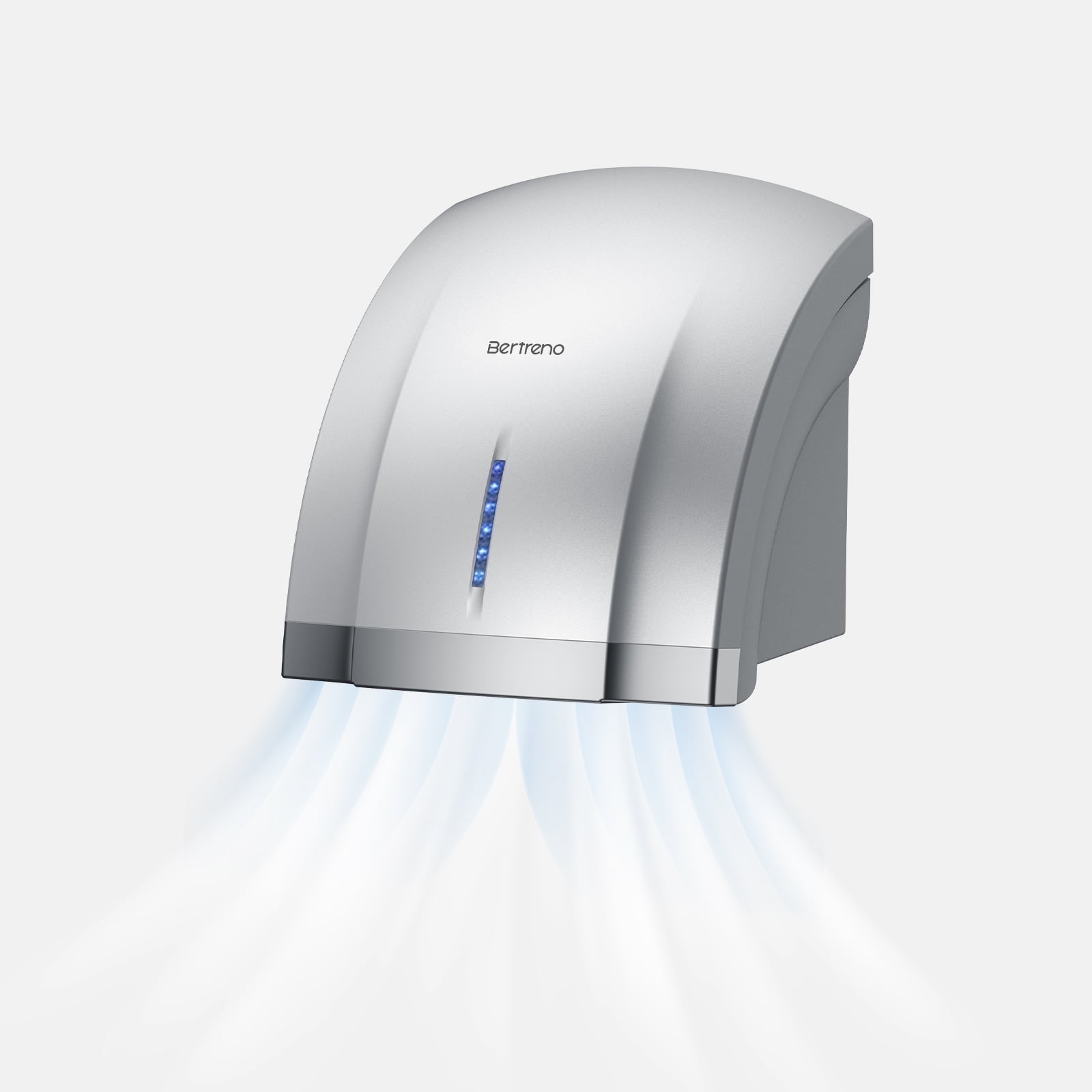 Bertreno 1800W Hand Dryer Commercial for Bathroom Wall Mounted Hand ...