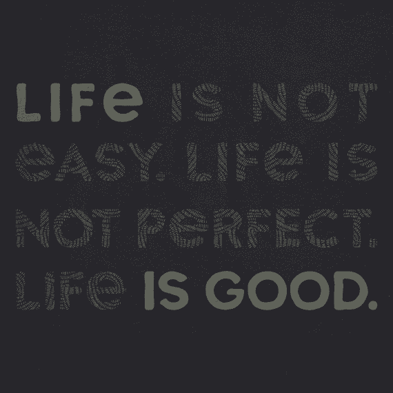 Berts Braided Life Isnt Easy Crusher Tee - Walmart.com