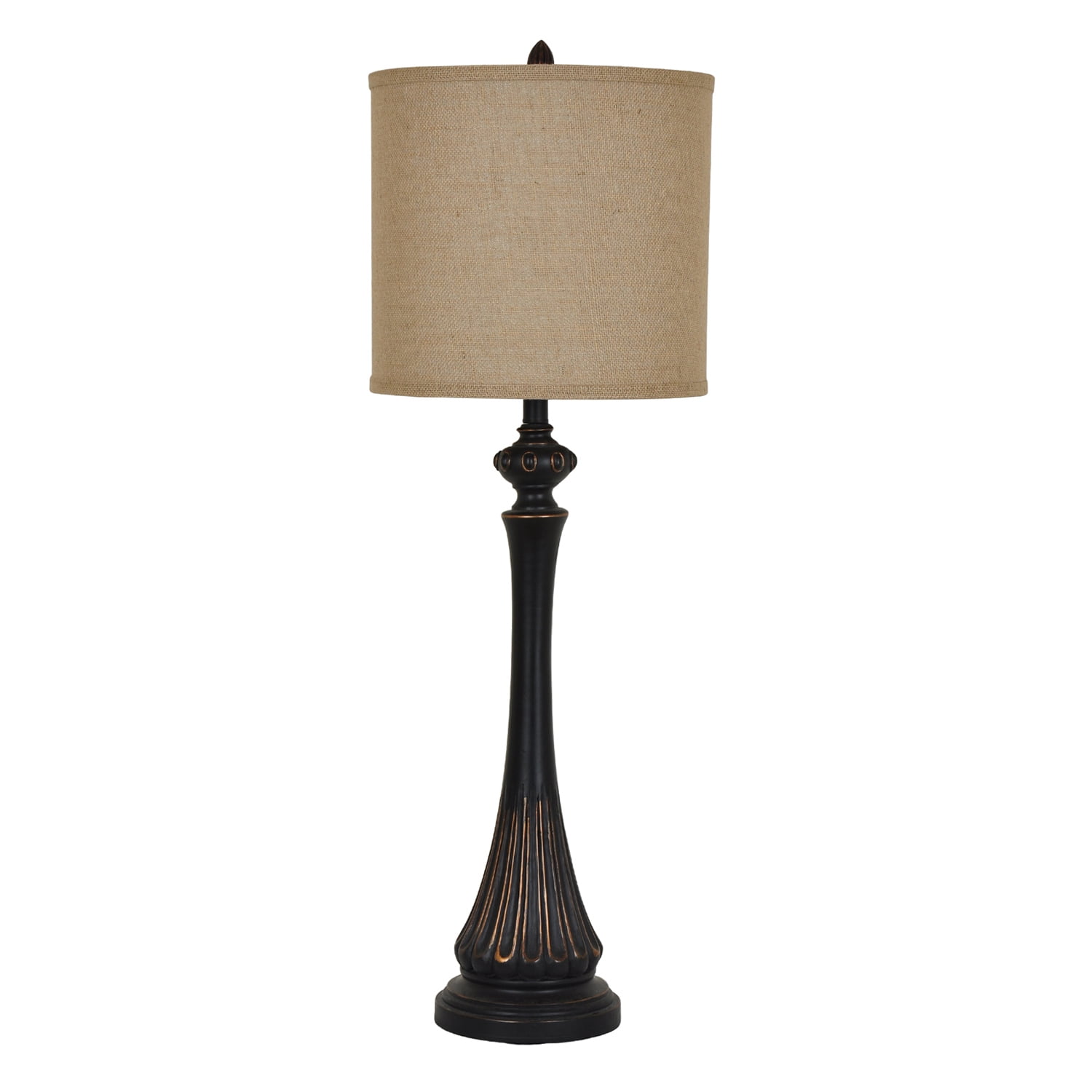 Berwick 38-Inch Antique Bronze Table Lamp for Living Room, Buffet Style ...