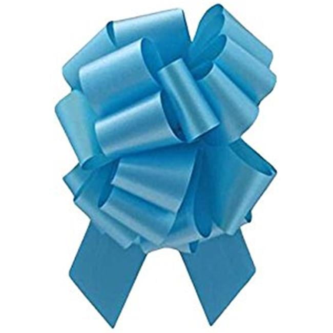 Berwick Offray 20749 4 in. Pull Gift Bow, Turquoise - Walmart.com