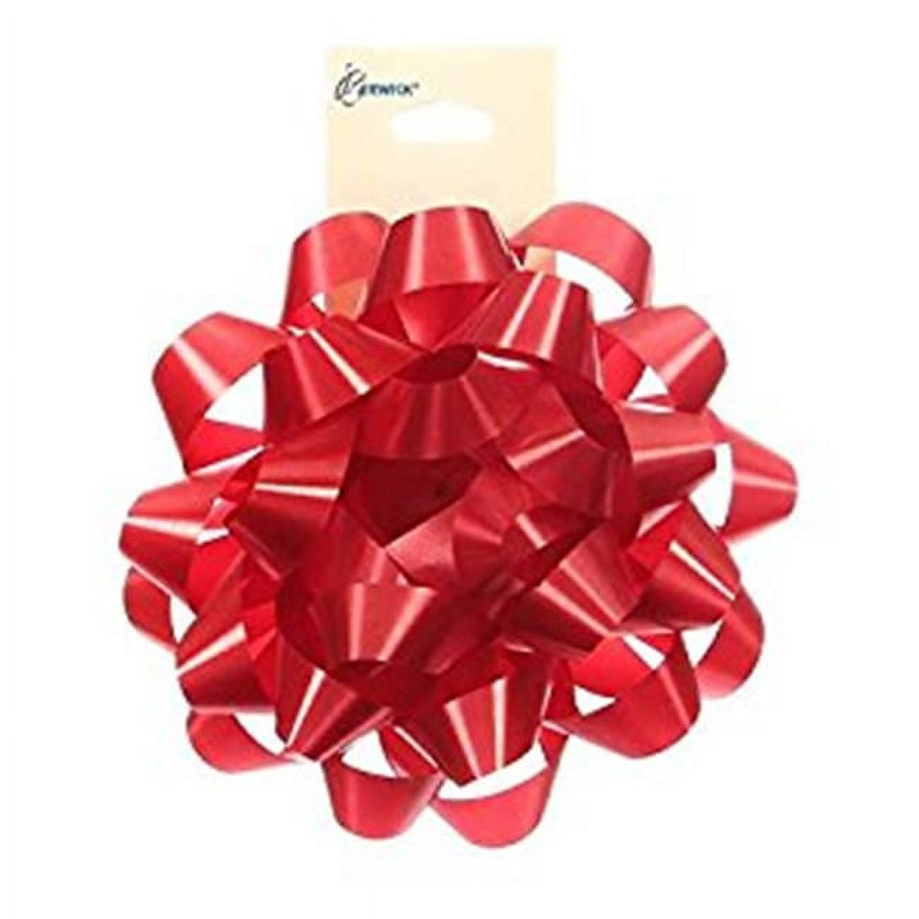 Berwick Offray 78747 4 in. Confetti Diamond Bow, Red - Walmart Business ...