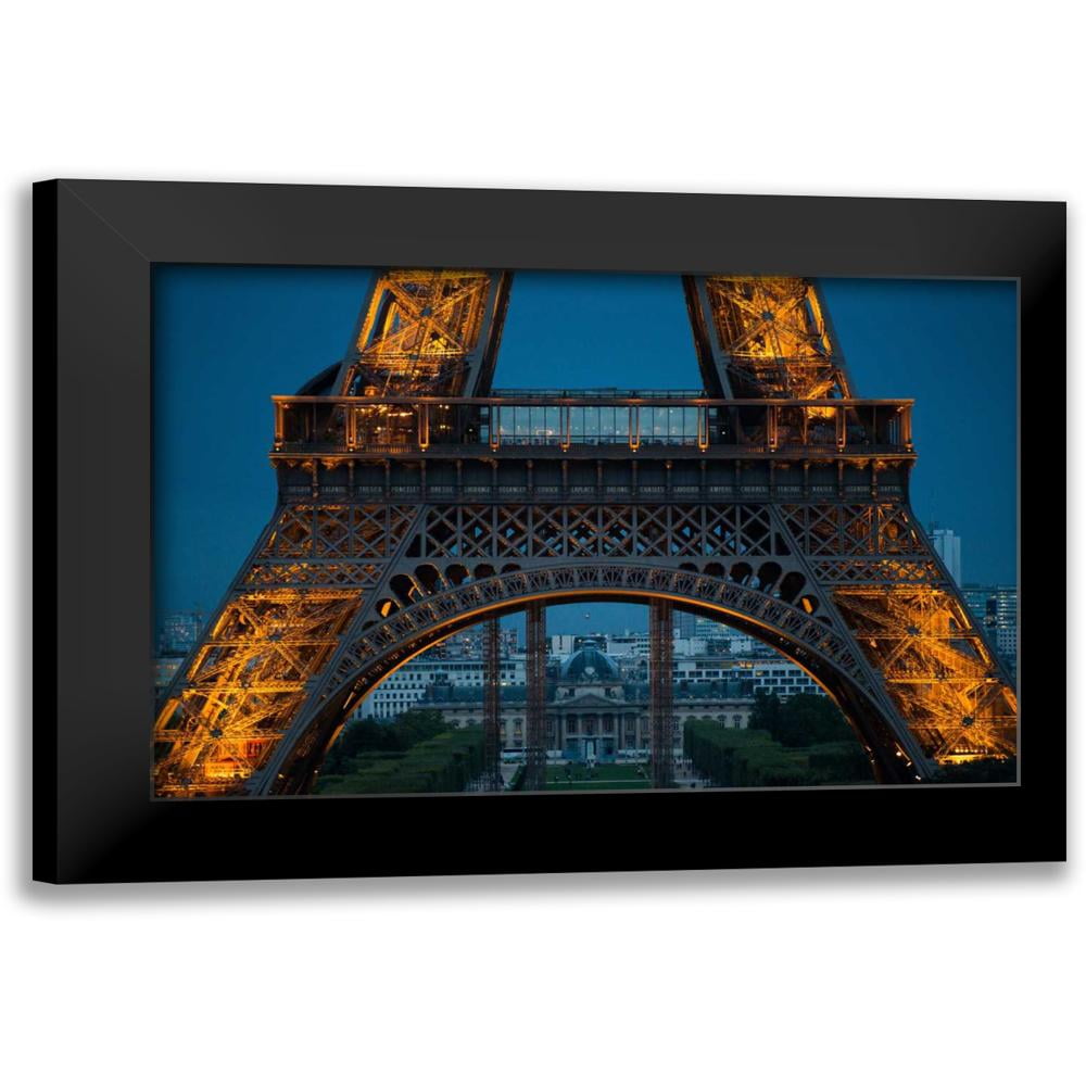 Berzel, Erin 14x11 Black Modern Framed Museum Art Print Titled - Eiffel ...