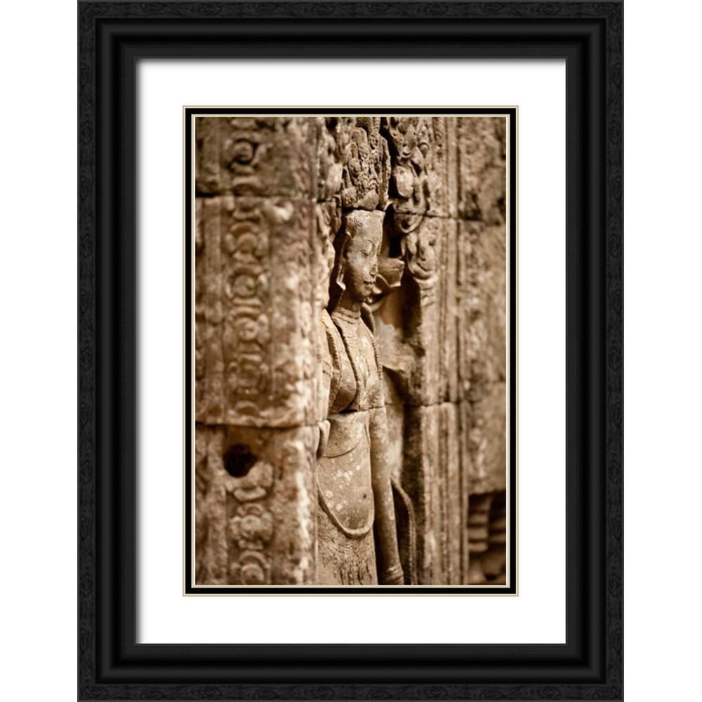Berzel, Erin 17x24 Black Ornate Wood Framed with Double Matting Museum ...