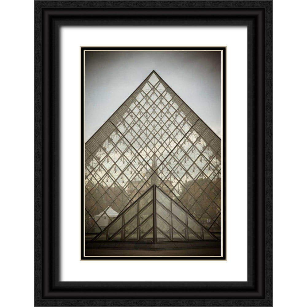 Berzel, Erin 17x24 Black Ornate Wood Framed with Double Matting Museum ...