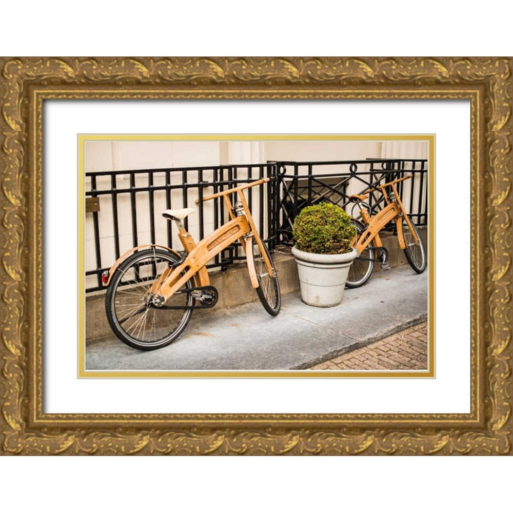 Berzel, Erin 18x13 Gold Ornate Wood Framed with Double Matting Museum ...