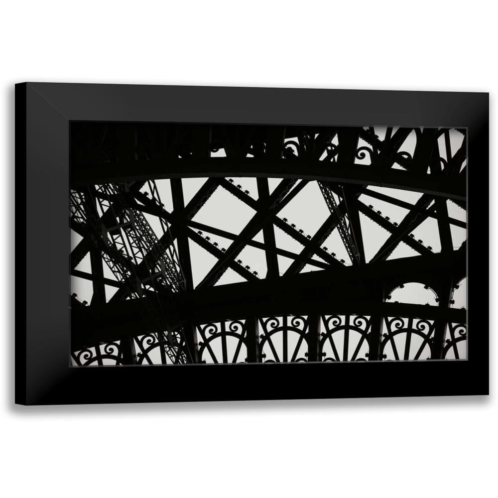 Berzel, Erin 24x17 Black Modern Framed Museum Art Print Titled - Eiffel ...