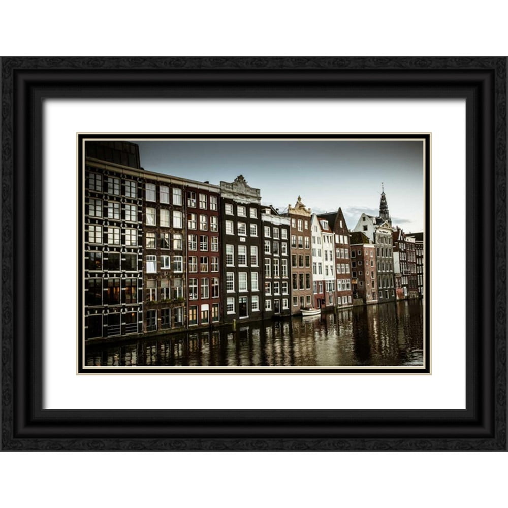 Berzel, Erin 24x17 Black Ornate Wood Framed with Double Matting Museum ...