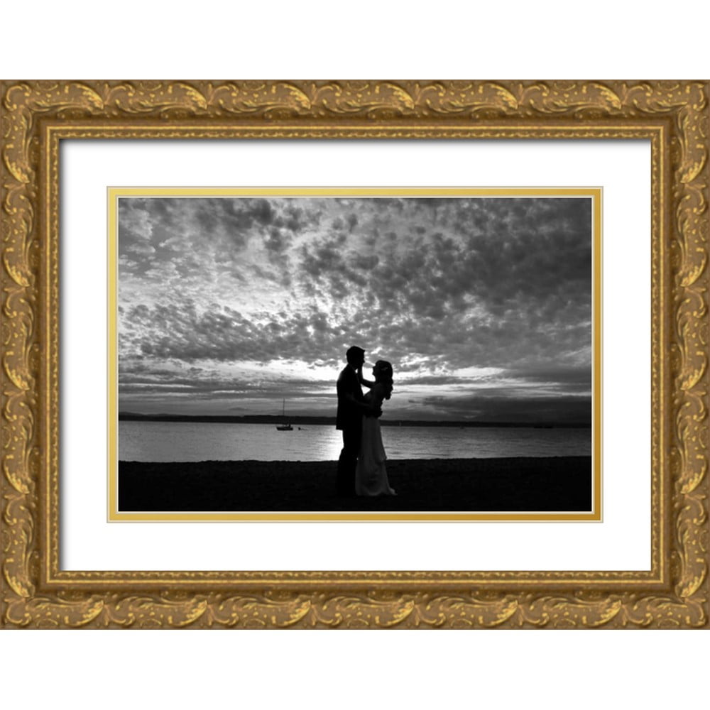 Berzel, Erin 24x17 Gold Ornate Wood Framed with Double Matting Museum ...