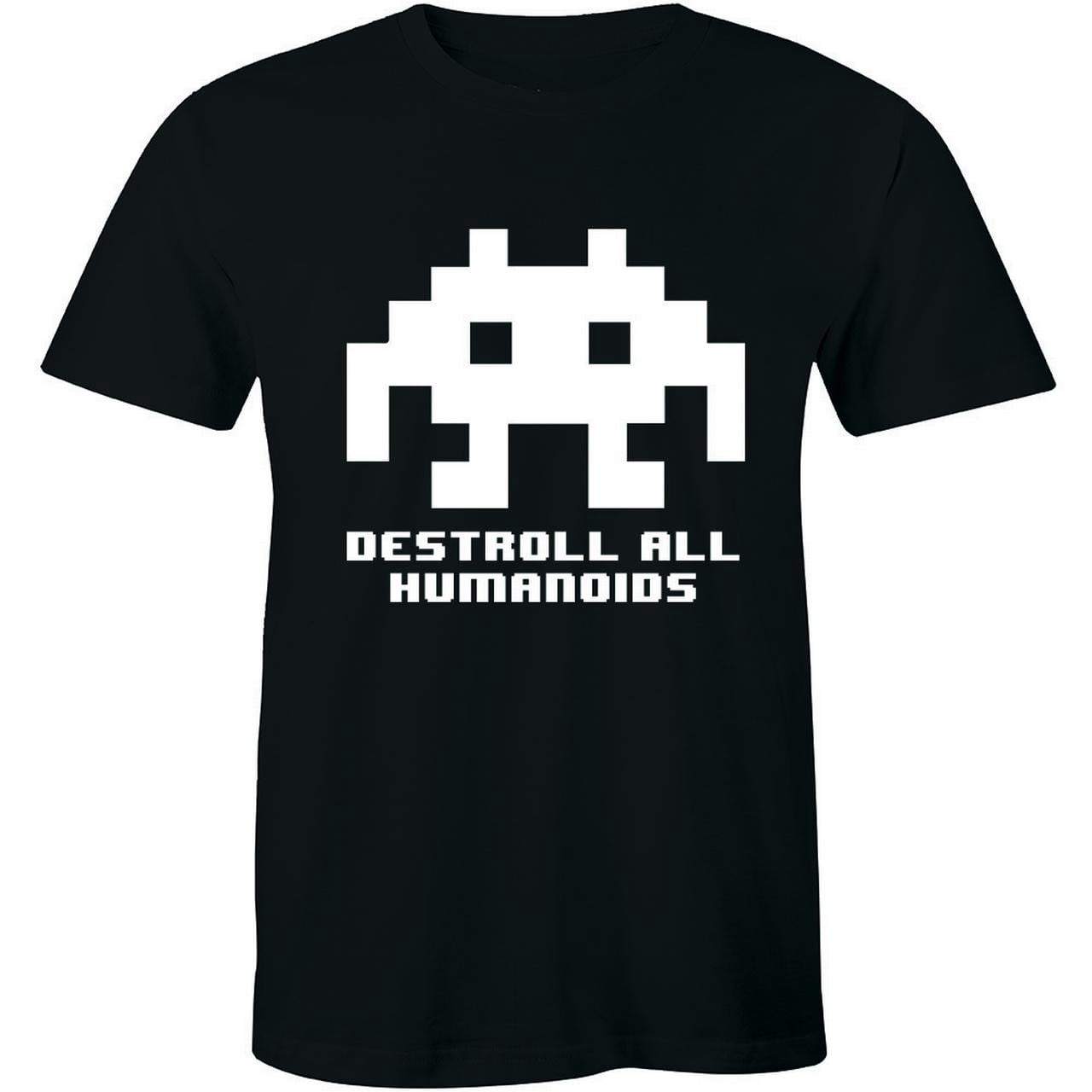 Berzerk Robot T Shirt Retro Video Game Arcade Gamer Geek Nerd Tee ...