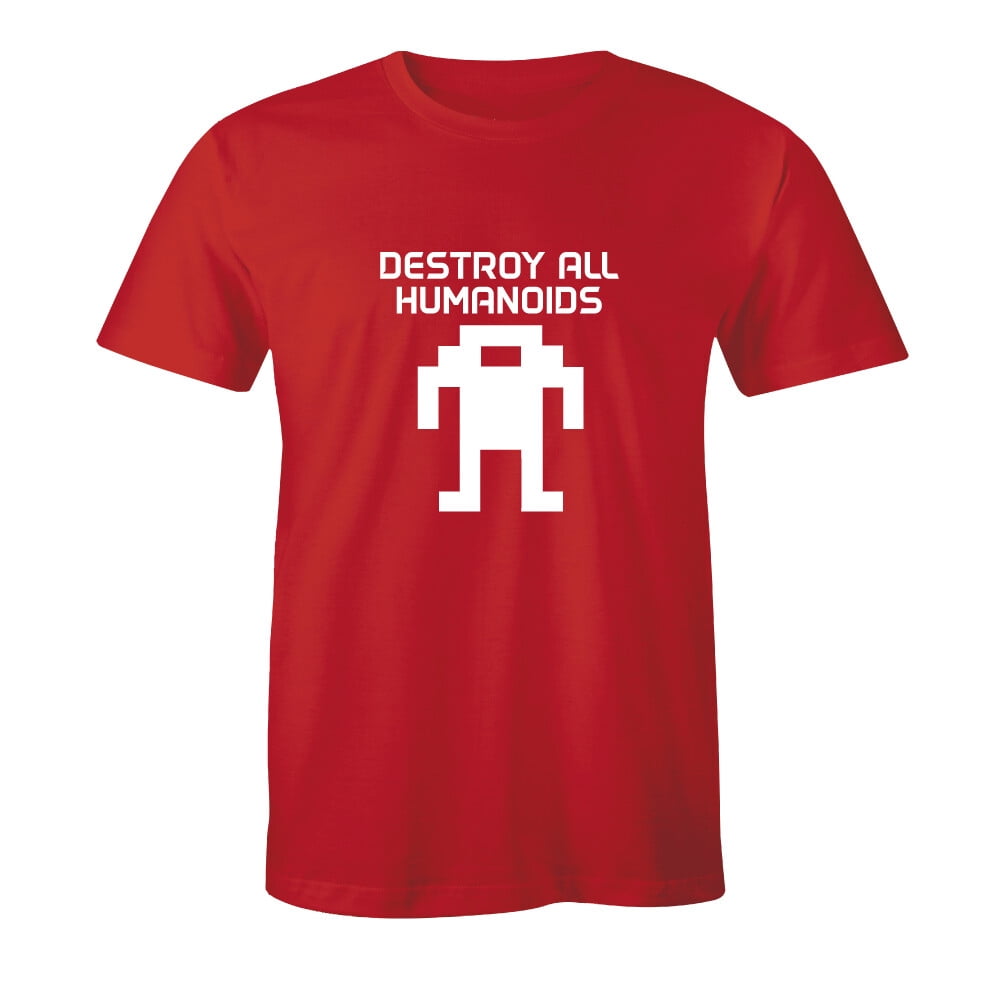 Berzerk Robot T Shirt Retro Video Game Arcade Gamer Geek Nerd Tee ...
