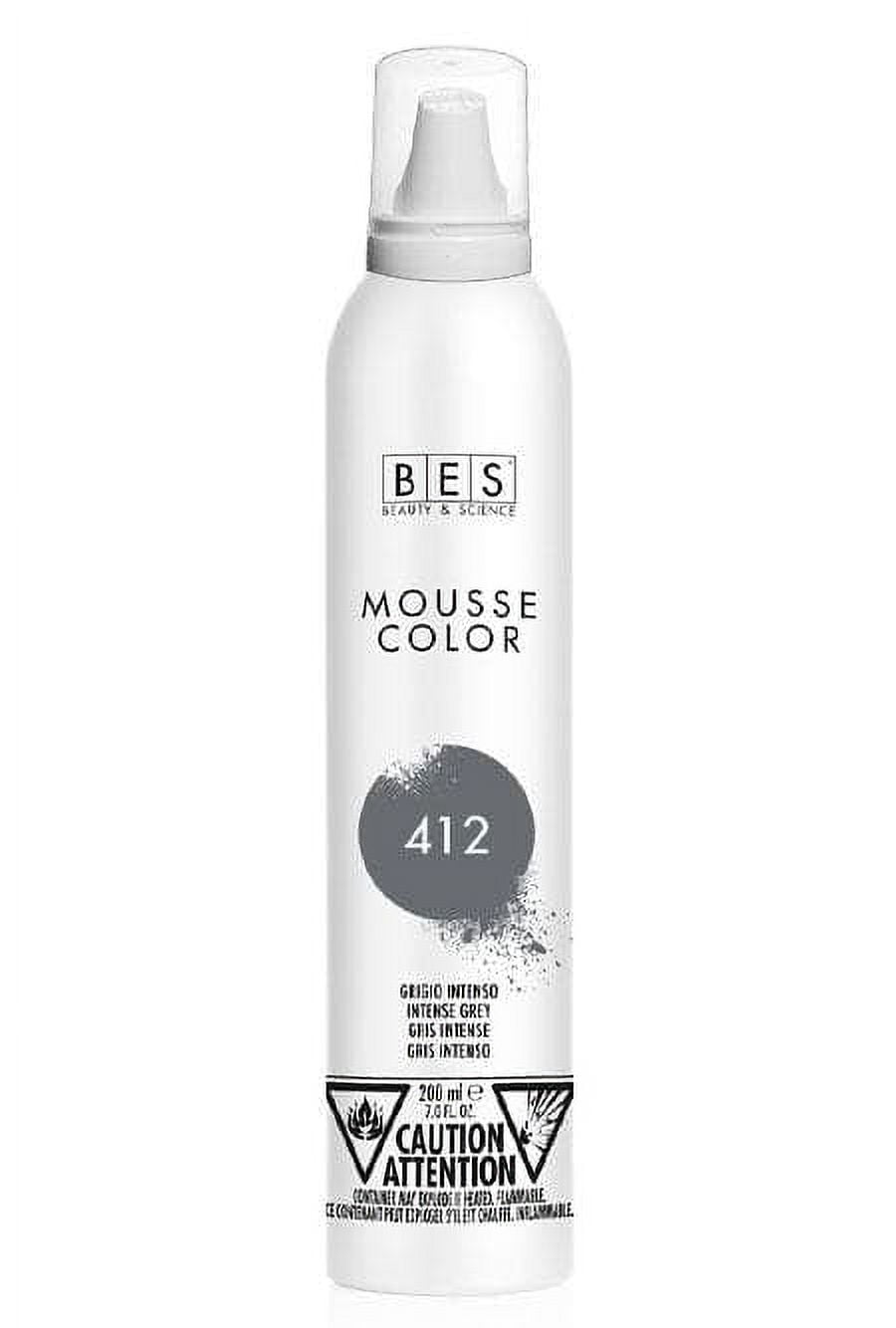 Bes Mousse Color #412 Intense Grey 200ml - Walmart.com