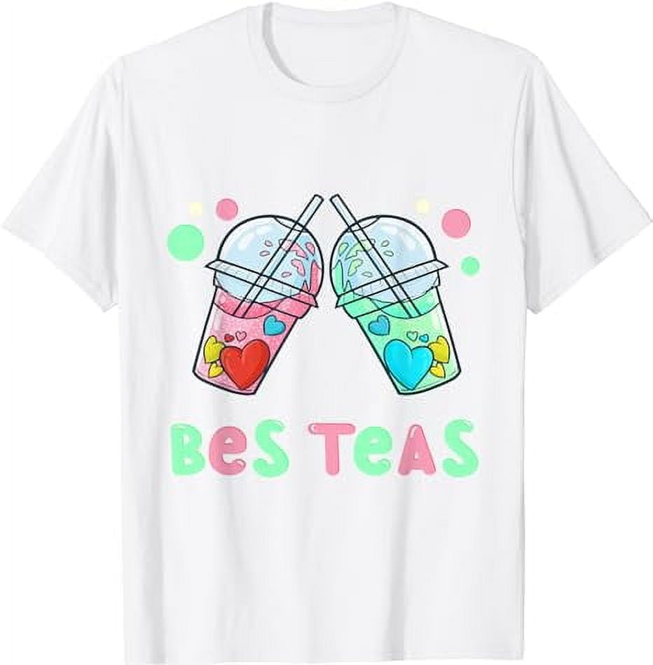 Bes Teas Boba Tea Cute Kawaii Bubble Milk Tea T-Shirt - Walmart.com