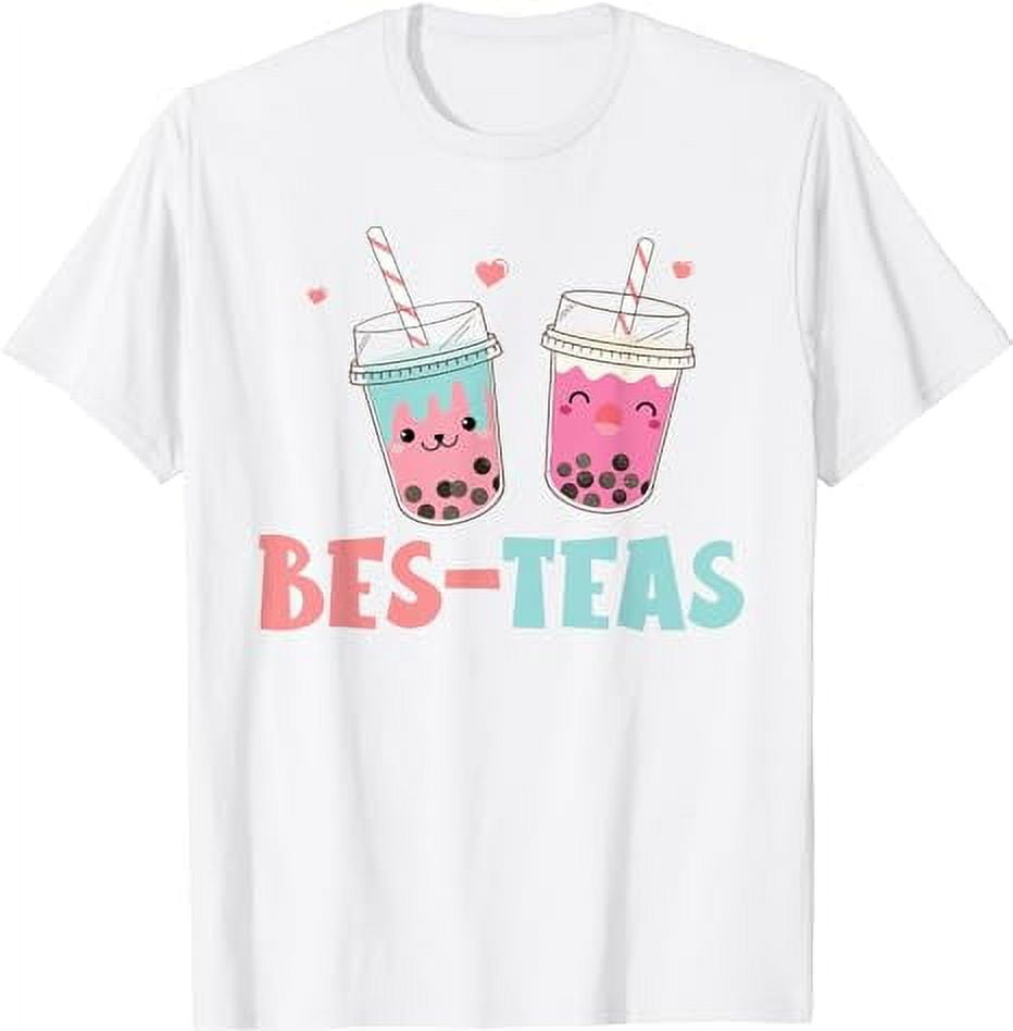 Bes Teas best Friends Bubble Tea T-Shirt - Walmart.com