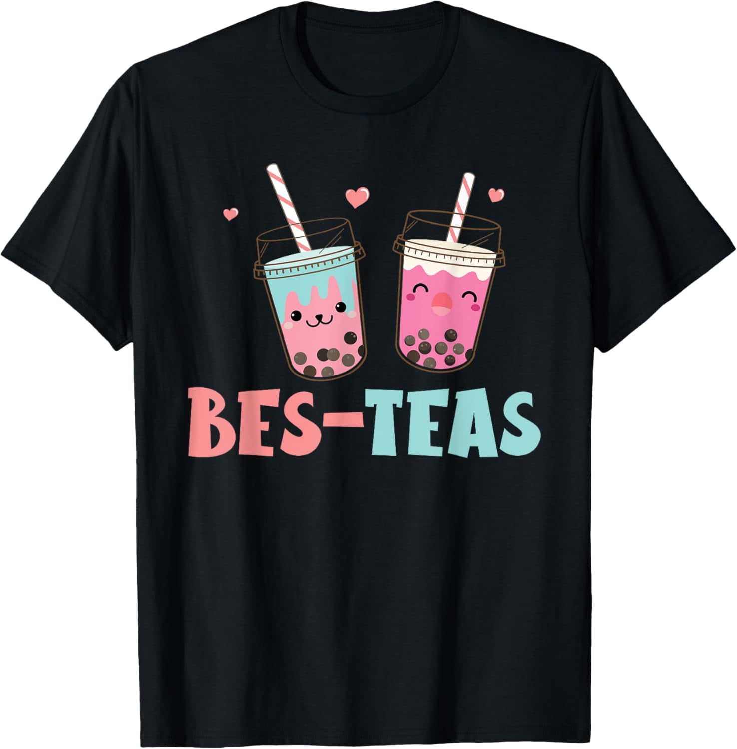 Bes Teas best Friends Bubble Tea T-Shirt - Walmart.com
