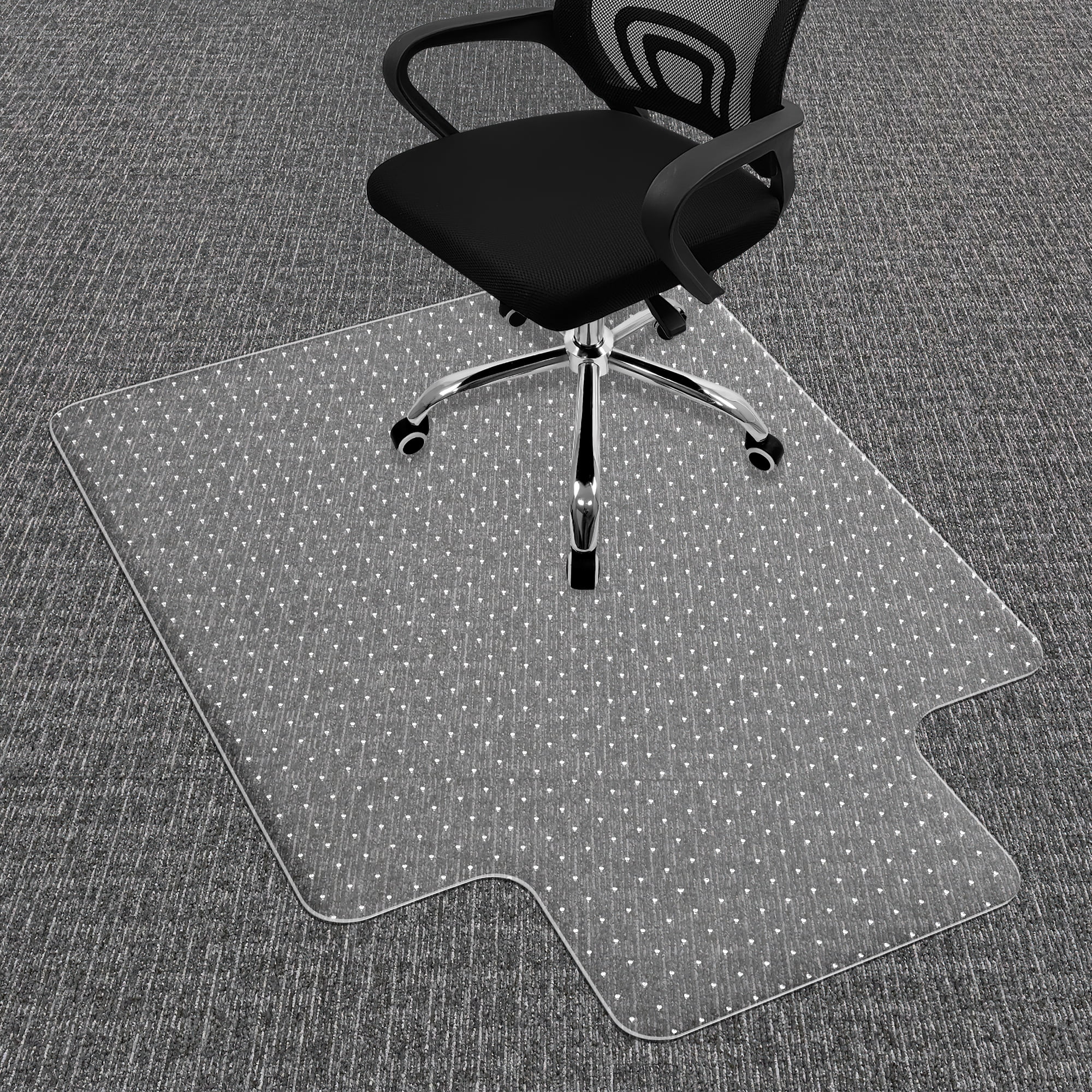 BesWin Office Chair Mat for Carpet, 48" x 36" Clear Computer Desk Chair ...