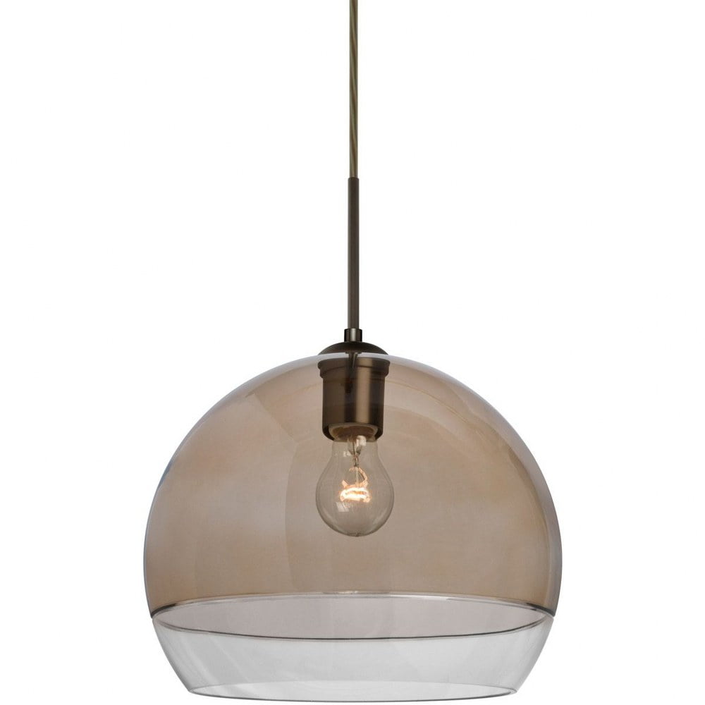 Besa Lighting - Ally 12 - 1 Light Cord Pendant-Bronze Finish-Smoke ...