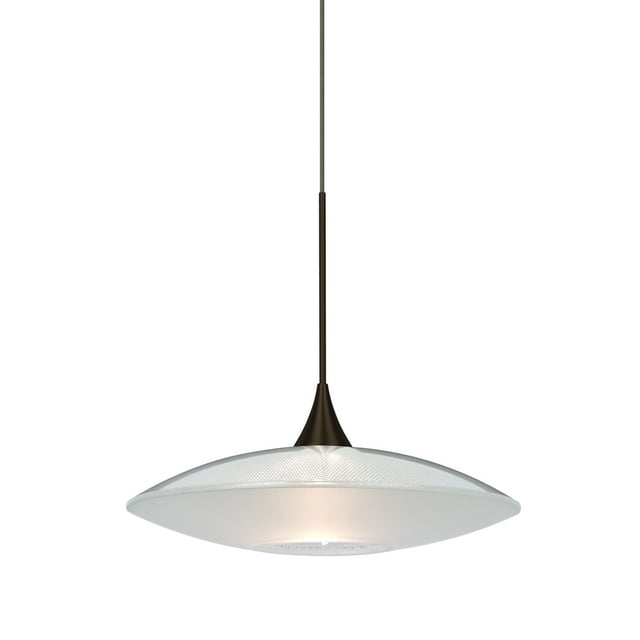Besa Lighting - Spazio-One Light Cord Pendant with Flat Canopy-8.75 ...