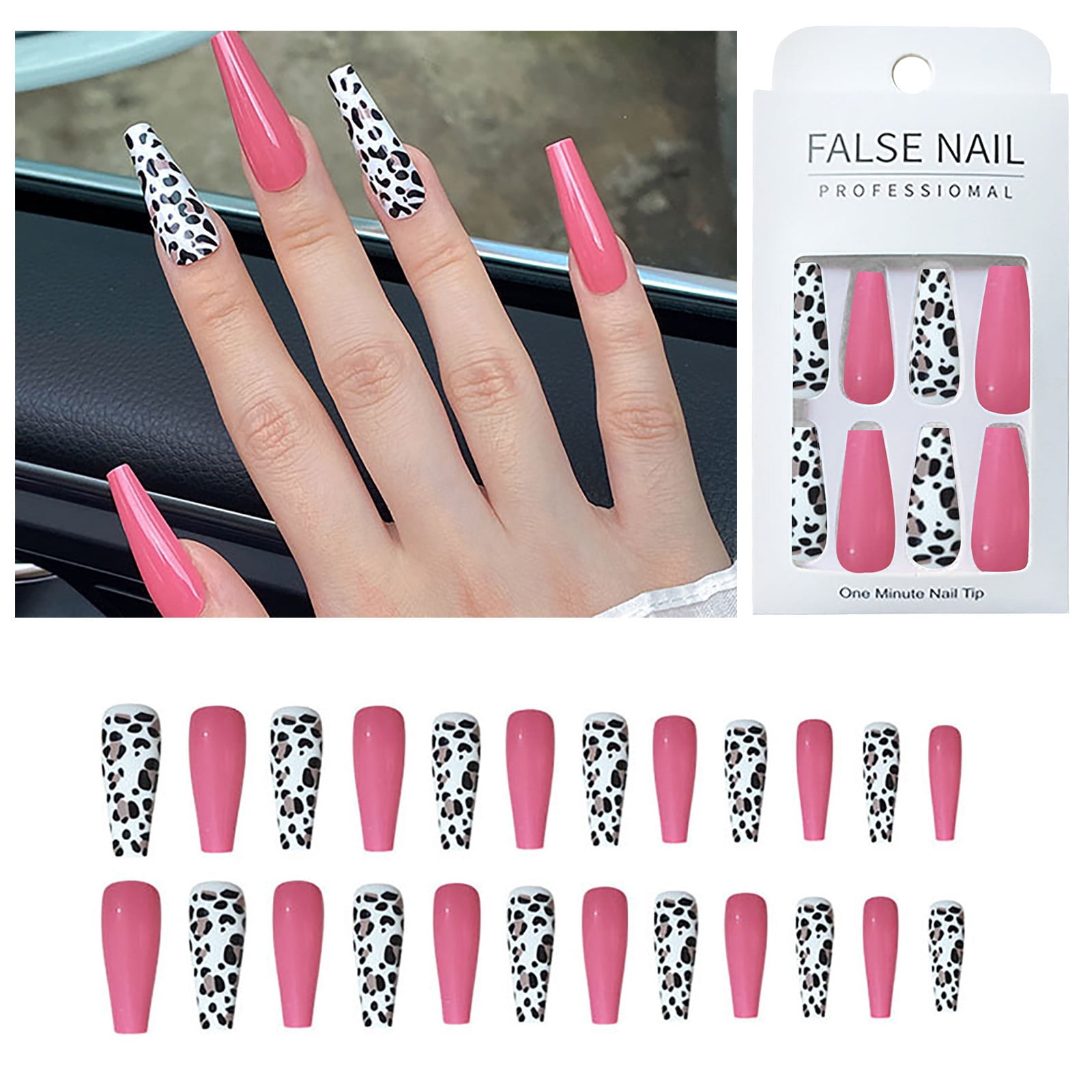 Besaacan Fake Nails On Sale! Press On Nails 3d Fake Nails With Design