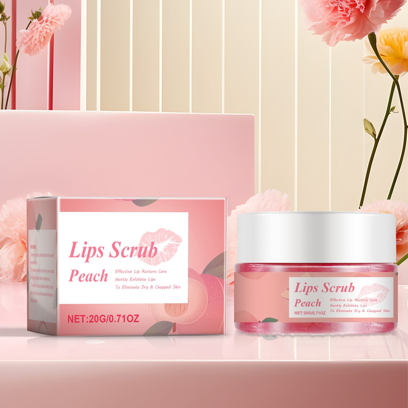 Besaacan Lip Scrub Lip Scrubber Exfoliator Lip Scrub for Dark Lips to ...