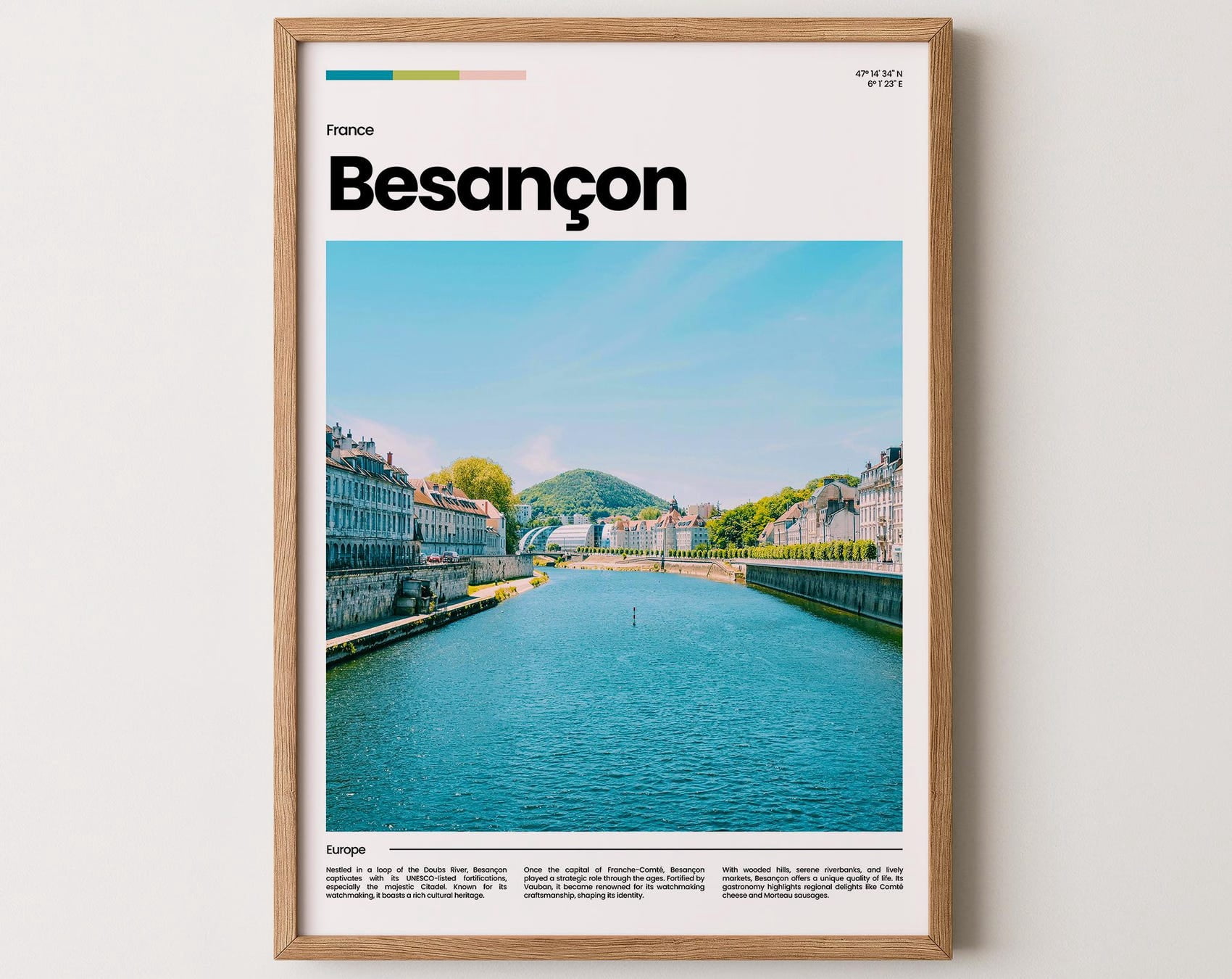 Besançon Poster, Besançon Print, Besançon Photo, Besançon Art, France ...