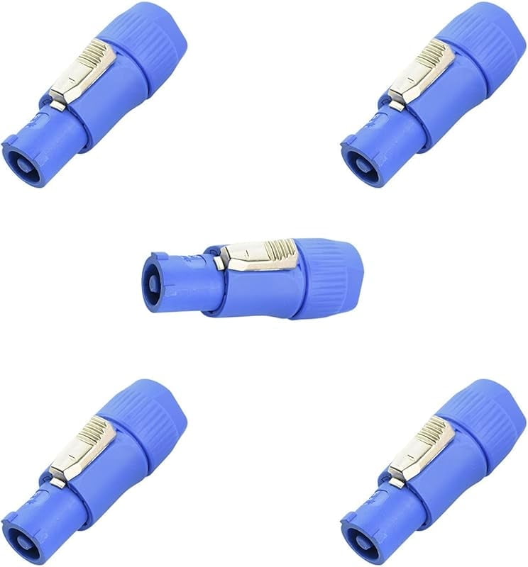 Bescoos 3 PIN AC Powercon Connector Male Plug 20A/250V for Stage Light ...