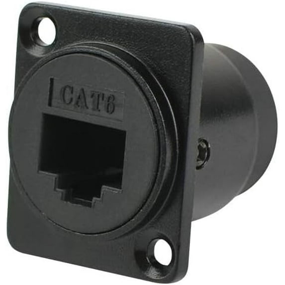 Bescoos Type-D Series panel D-CAT6Passthrough Panel-Mount Connector ...