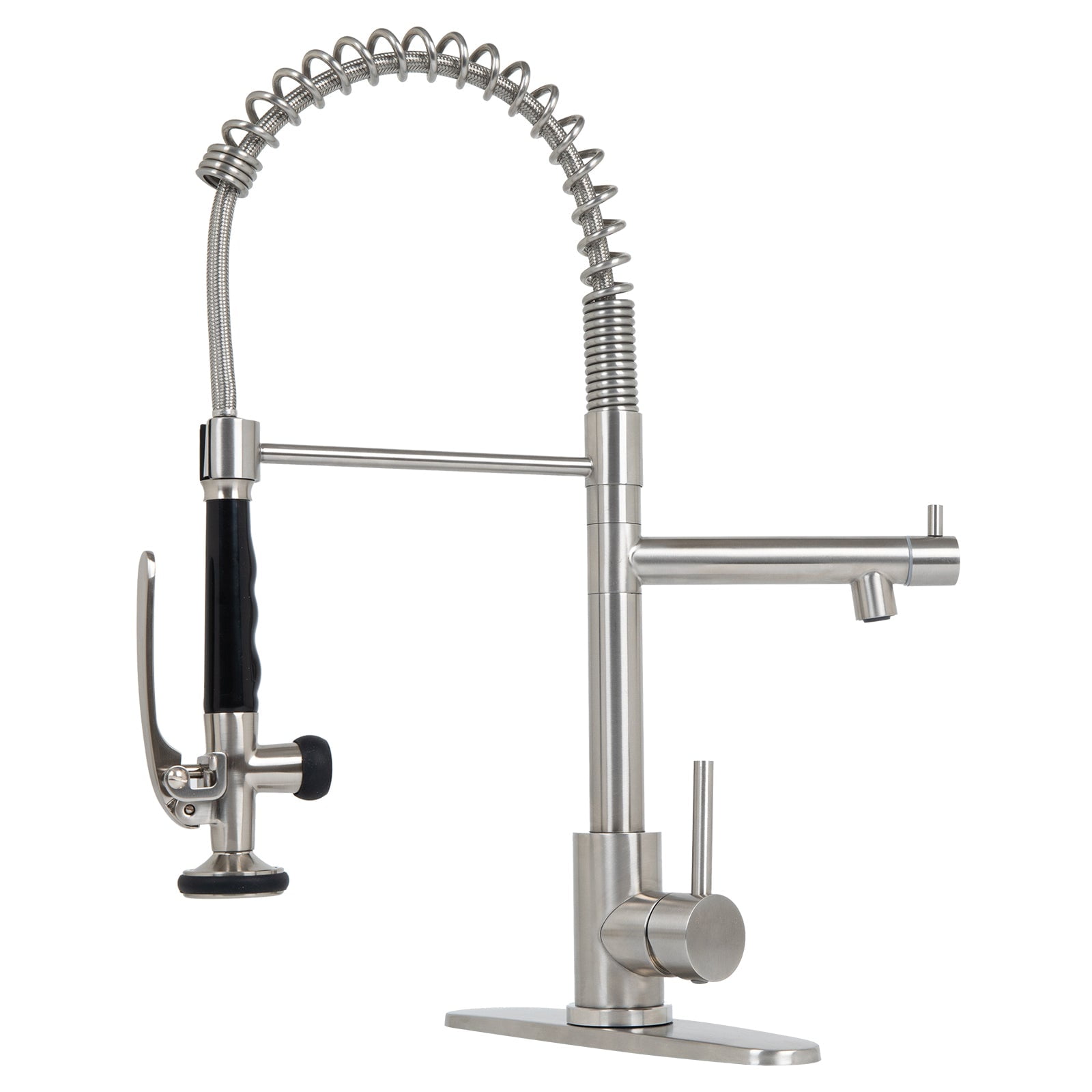 Besdor Kitchen Faucet with Pull Down Sprayer, Commercial Kitchen Sink ...
