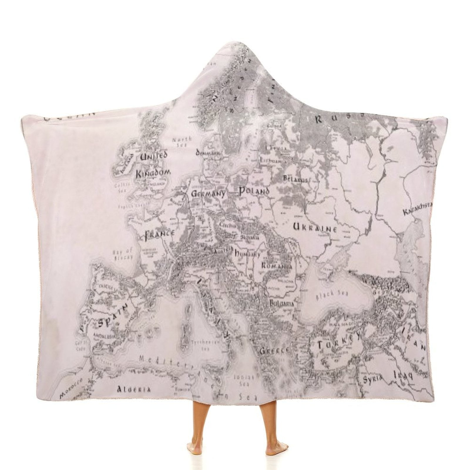 Besetuui Blankets and Throws Map The Lord of The Rins Europe Geography ...