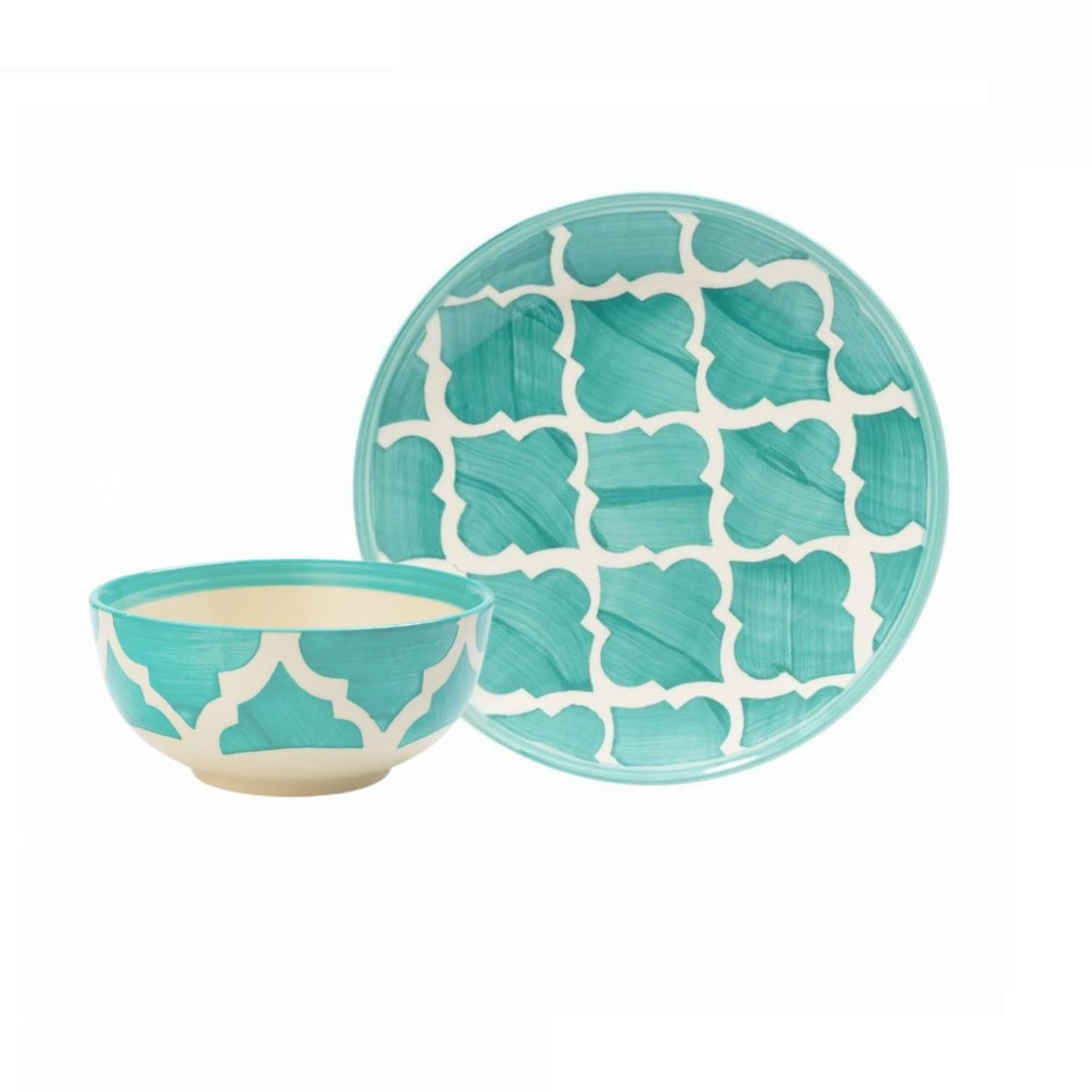 Besillia Indian Style Gift Set Ceramic Moroccan Platter Pack ...