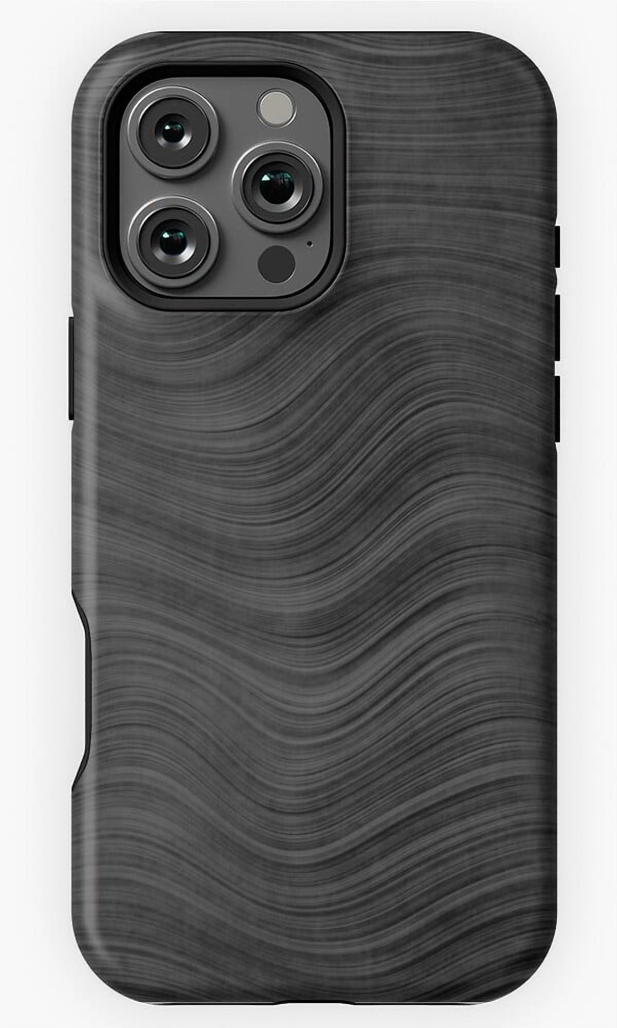 Beskar Steel Dark Metallic Texture Art iPhone 11–16 Pro Max Compatible ...